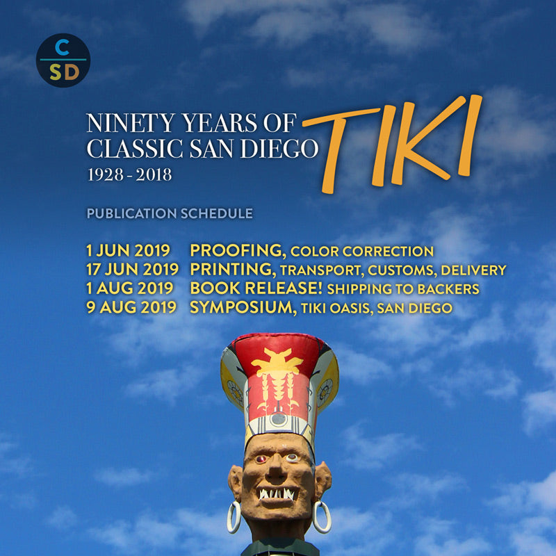 Tiki Book - Final Production Schedule – Classic San Diego