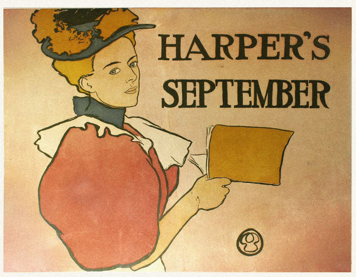 Edward Penfied “Harper’s September” Lithograph, 1896 – Classic San Diego